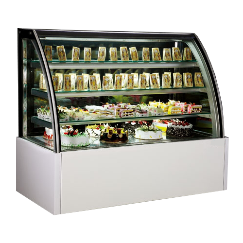 display cabinets , pastry display